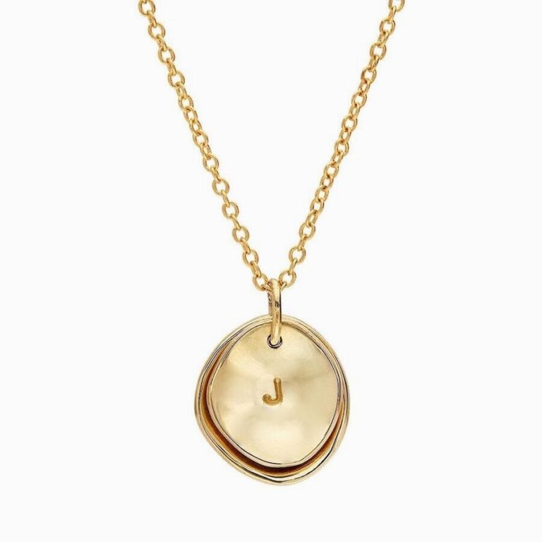 Customize Your Look With These Responsibly Made Monogrammed Necklaces ...