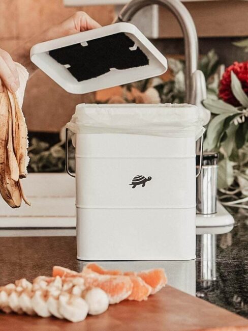 7 Stylish Indoor Compost Bins For Your Countertop - The Good Trade