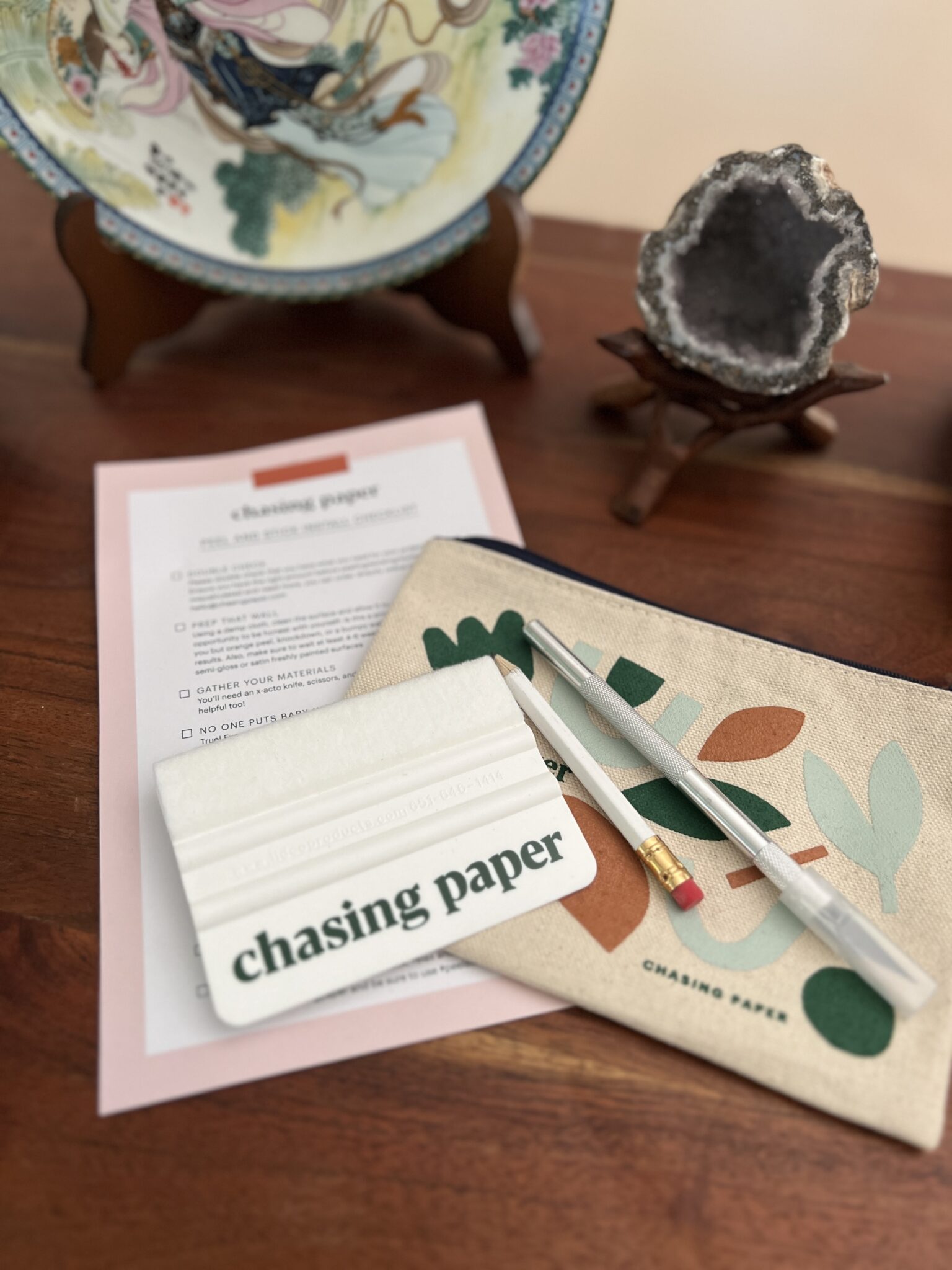 How To Upgrade Your Rental With Peel & Stick Wallpaper - The Good Trade