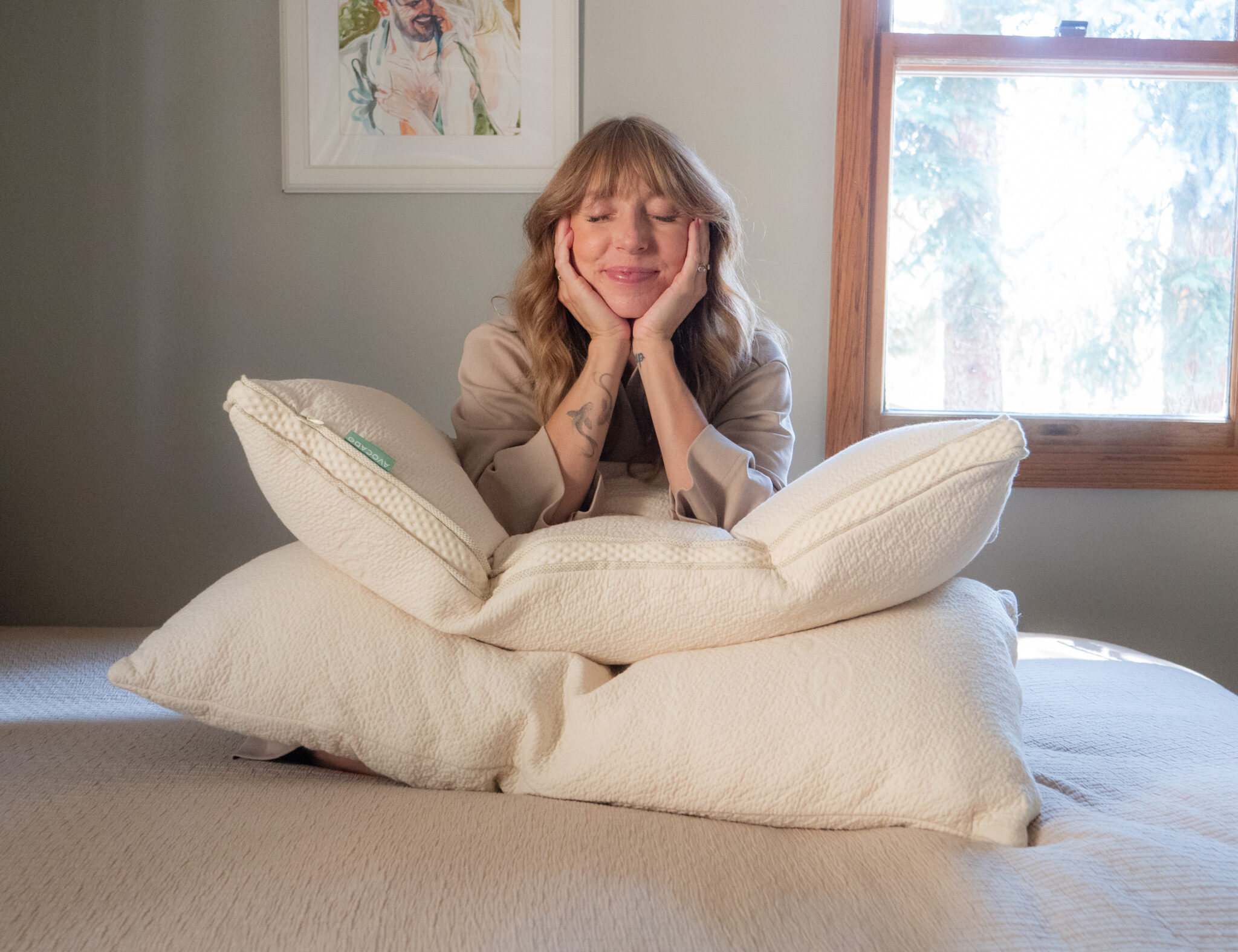 I Got My Best Night's Sleep On Avocado's Organic Pillow - The Good Trade