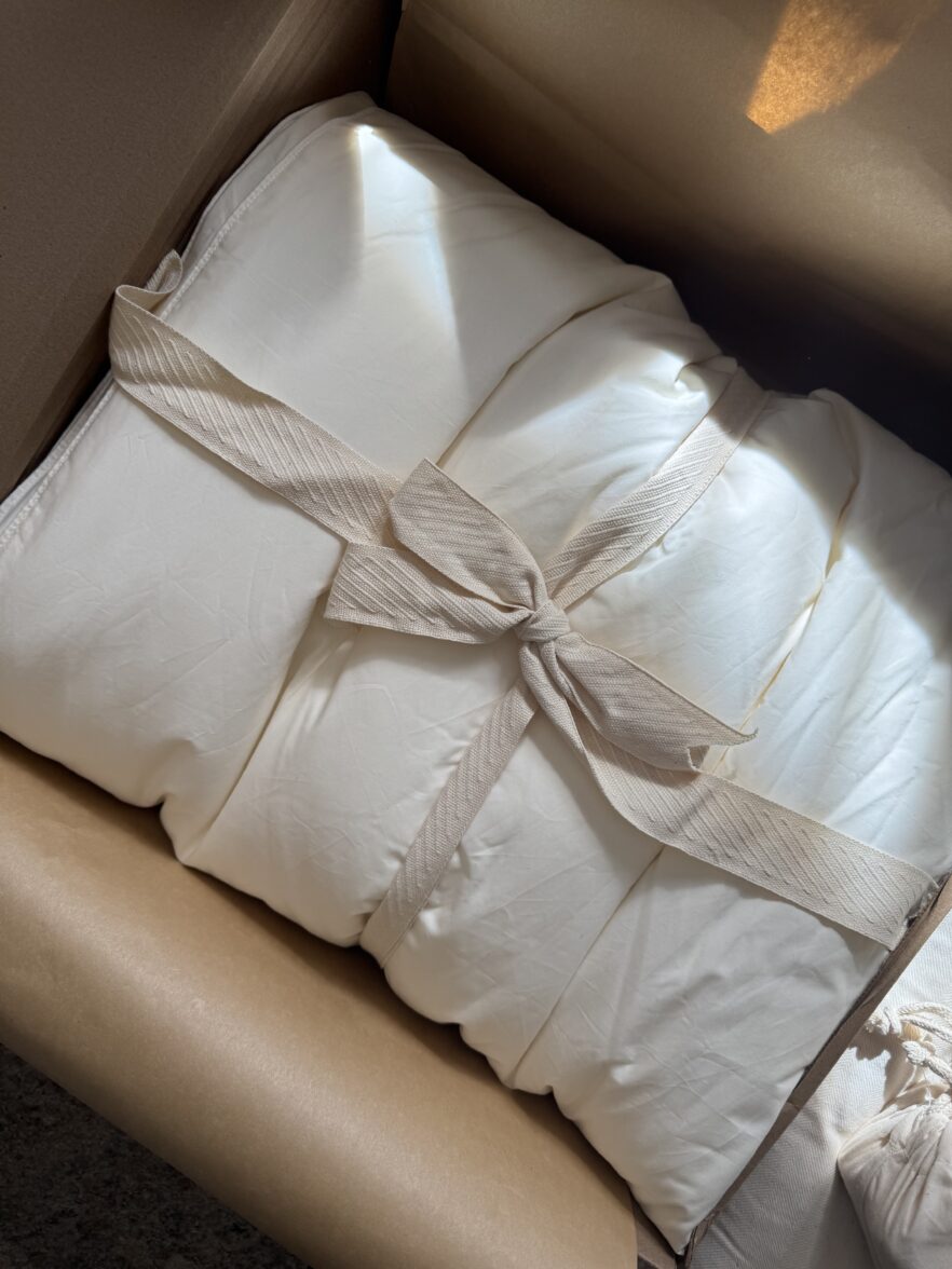 I Tried Avocado Bedding For A Cozy Bedroom Makeover - The Good Trade