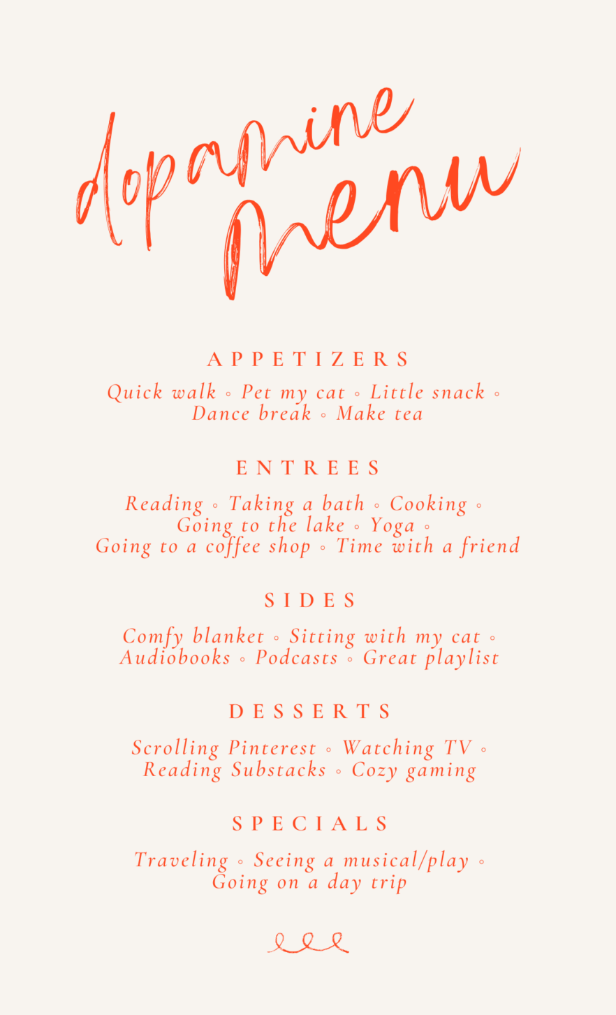 How To Use A Dopamine Menu To Get Through This Season - The Good Trade