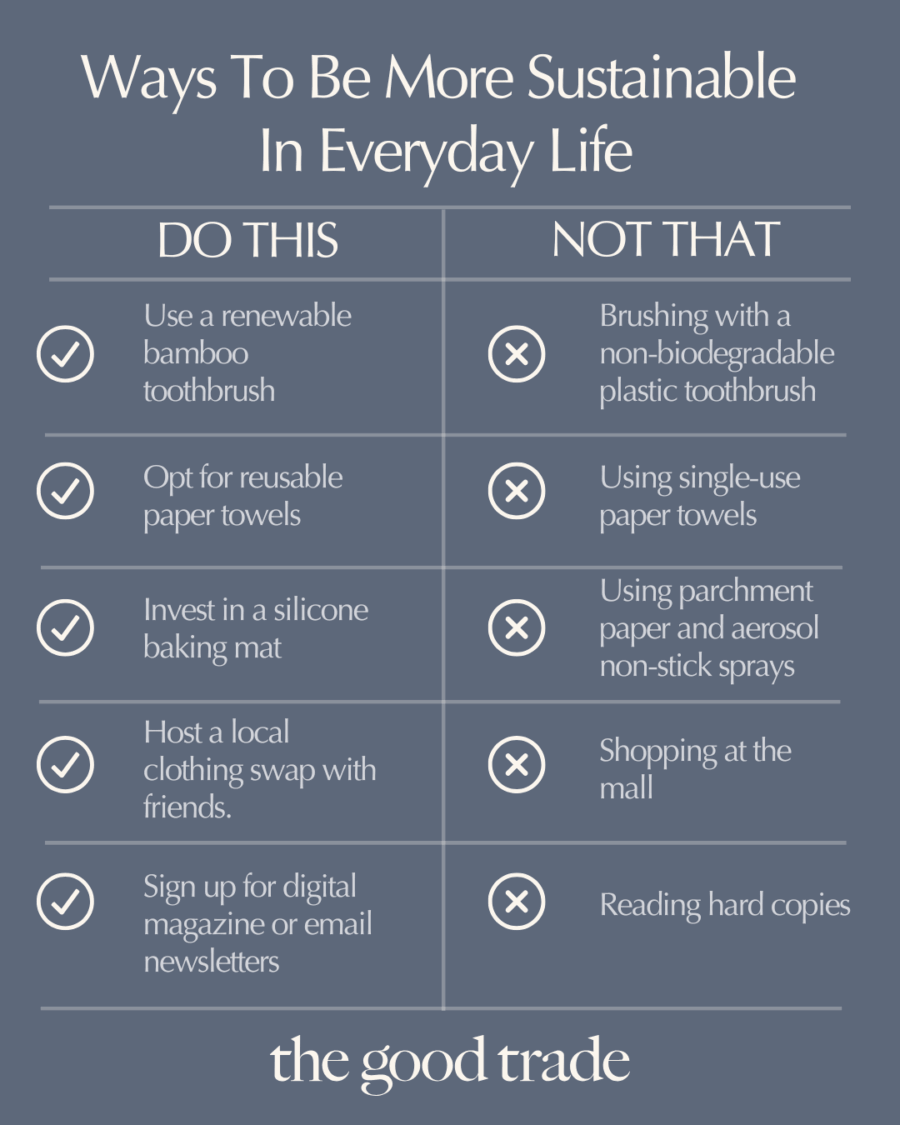 99 Simple Tips For Sustainable Living - The Good Trade