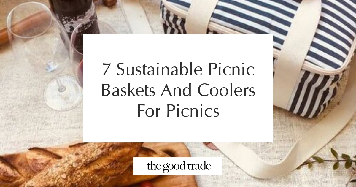 7 Sustainable Picnic Baskets And Coolers For Picnics - The Good Trade