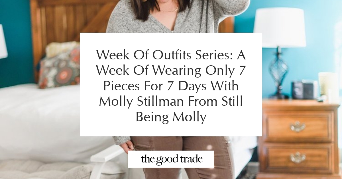 Week Of Outfits Series: A Week Of Wearing Only 7 Pieces For 7 Days With ...